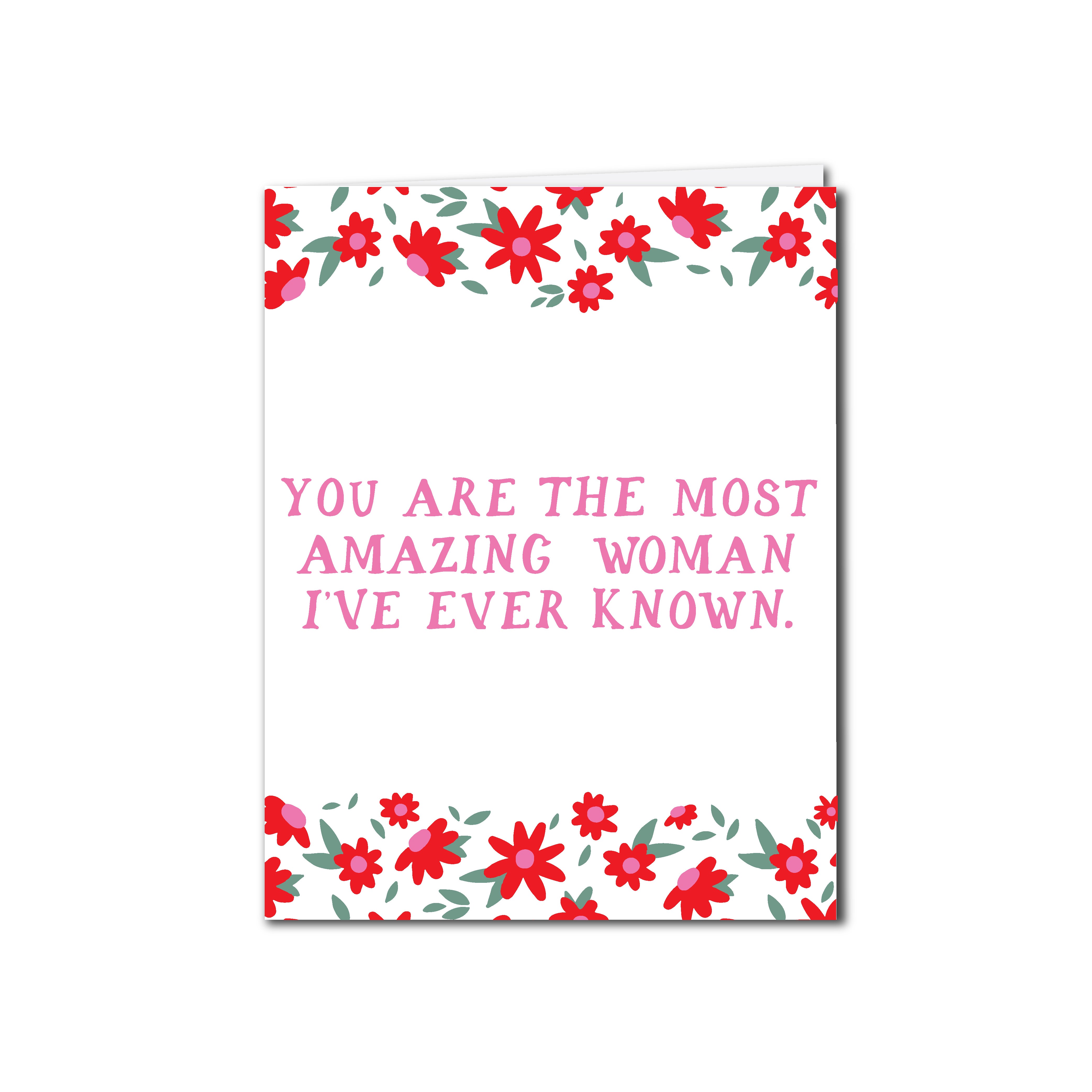 MOST AMAZING WOMAN – Mixtape Paper Co.